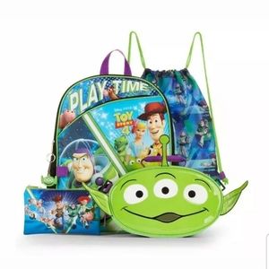 Disney | Accessories | New Disney Pixar Toy Story 4 5piece Backpack Set ...